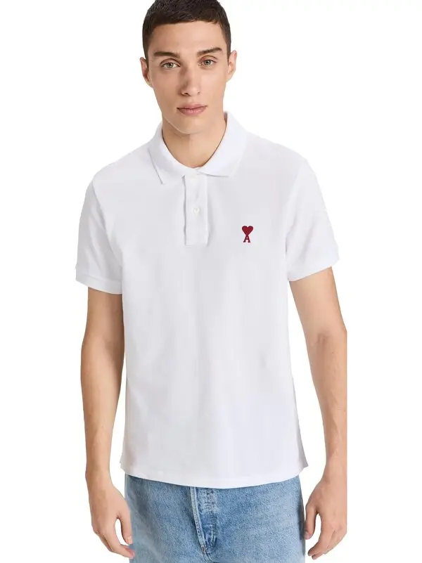 Ami De Coeur Polo Shirt - White
