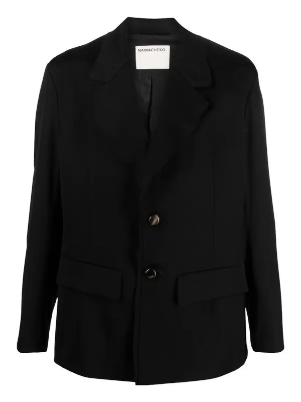 NAMACHEKO Beche Single-breasted Blazer - Black