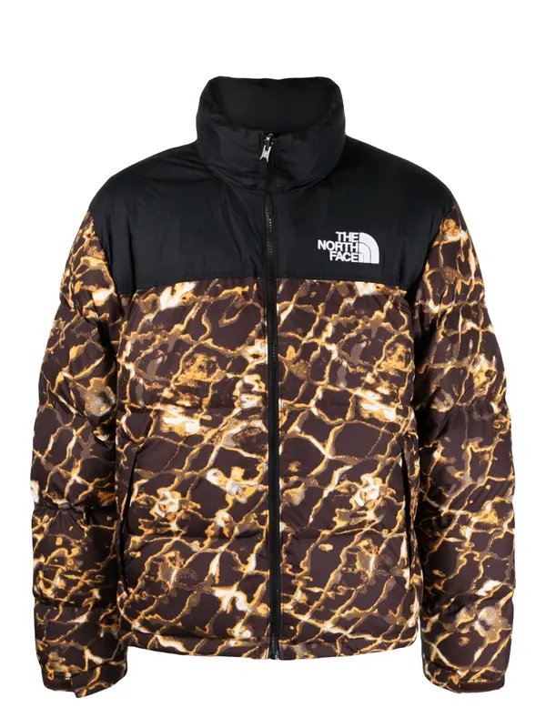 The North Face Abstract Print Padded Jacket - Black