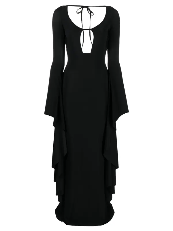 Giuseppe Di Morabito Draped Maxi Dress - Black