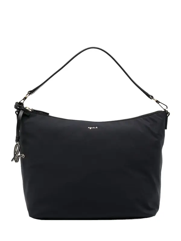 AGNÈS B. Logo-plaque Crossbody Bag - Black