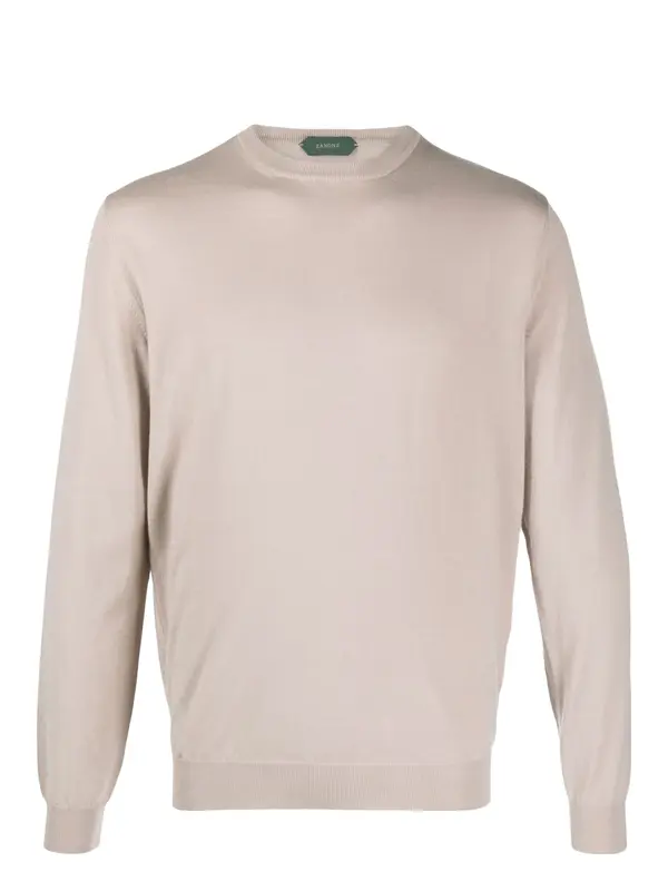 ZANONE Virgin Wool Blend Jumper - Neutrals