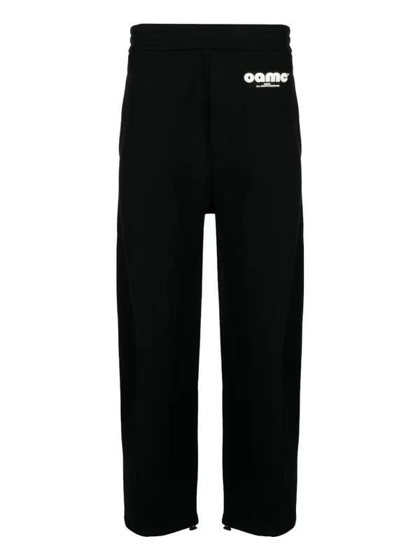 OAMC Logo-patch Track Pants - Black