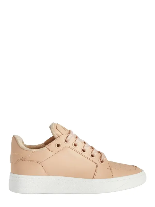 GIUSEPPE ZANOTTI Calf-leather Sneakers - Neutrals