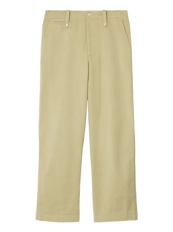 Burberry Wide-leg Trousers - Neutrals