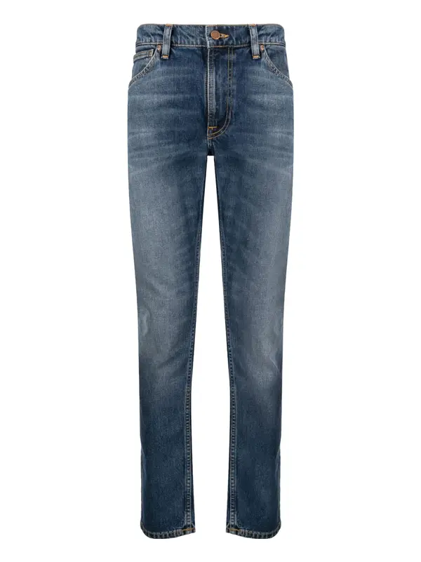 Nudie Jeans Slim Lean Dean Slim-fit Jeans - Blue