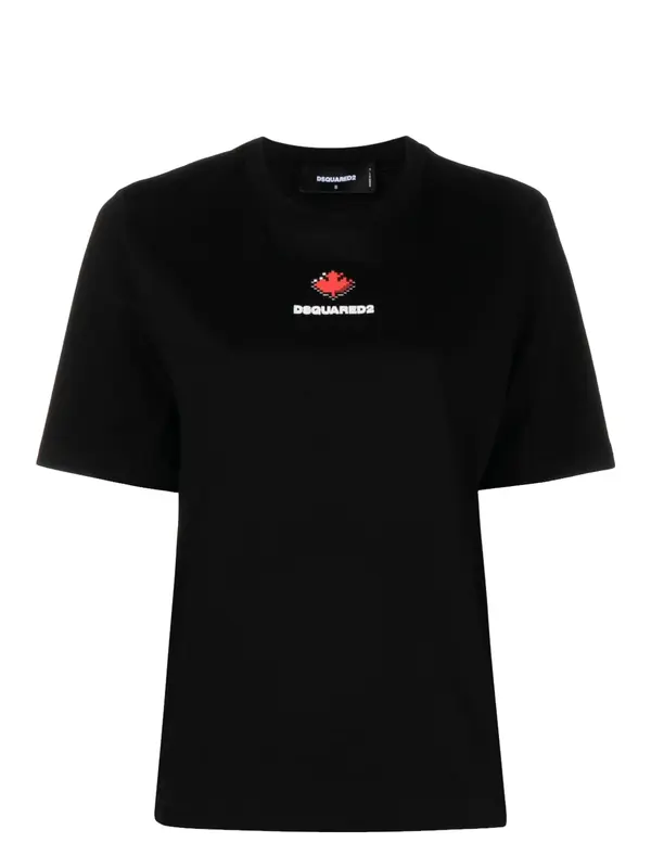Dsquared2 Logo-print Cotton T-shirt - Black
