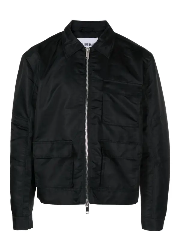 HAN KJØBENHAVN Zip-up Shirt Jacket - Black