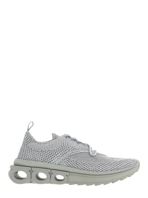 FERRAGAMO Running Lace-up Sneakers - Silver