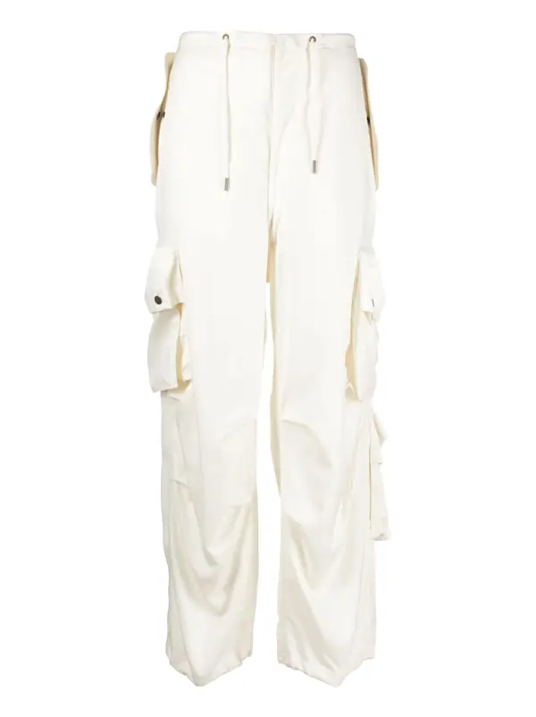DARKPARK Blair Cotton Cargo Trousers - Neutrals