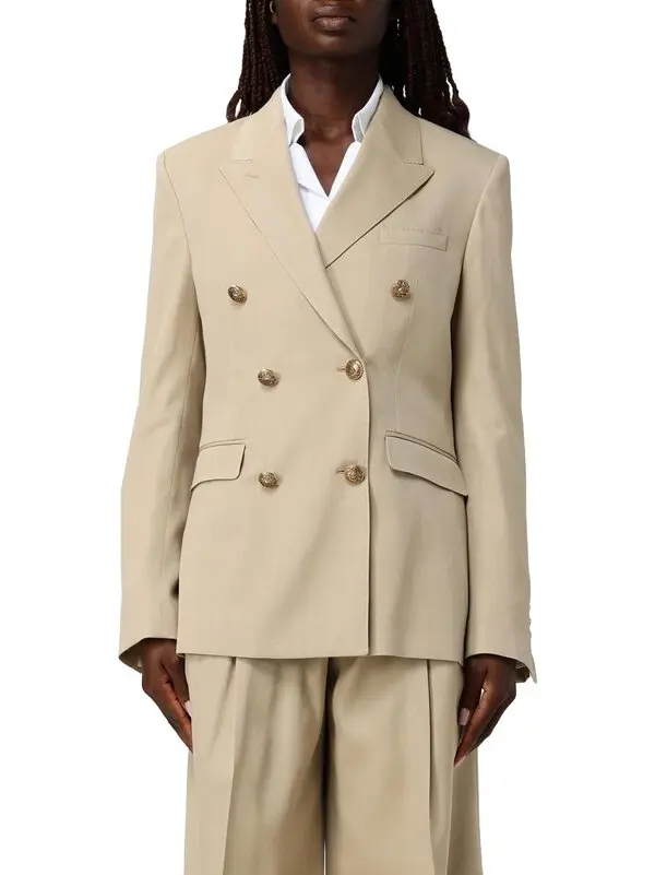 GOLDEN GOOSE Double-breasted Jacket - Sand