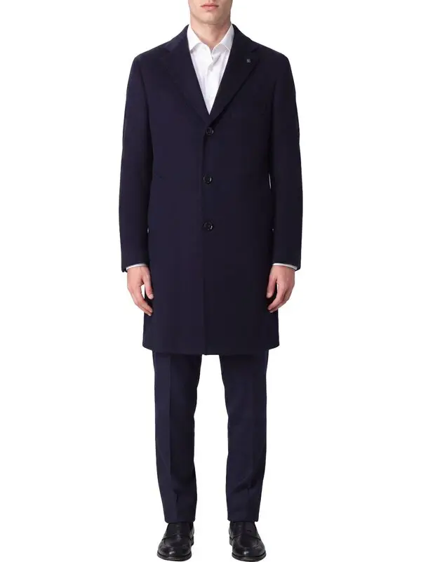 Tagliatore Single-breasted Coat - Blue
