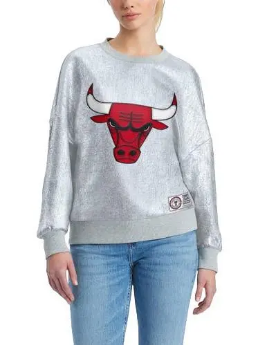 Tommy Hilfiger Chicago Bulls Pullover Sweatshirt - Silver