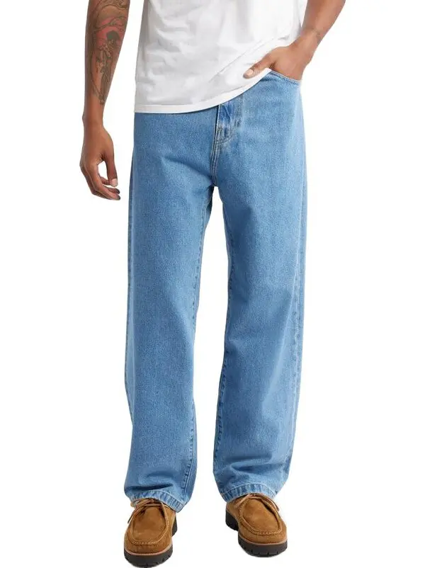 Carhartt Work In Progress Landon Rigid Jeans - Blue Heavy Stone Wash