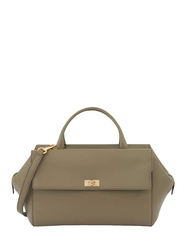 ANYA HINDMARCH Seaton Leather Satchel Bag - Fern