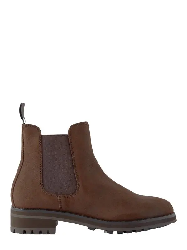 Polo Ralph Lauren Bryson Oiled-suede Chelsea Boots - Brown