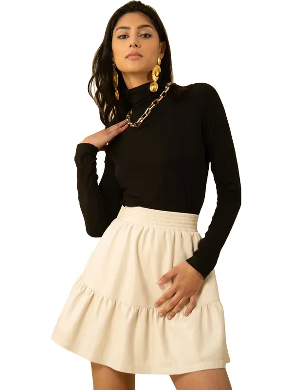 Hale Bob Avery Mini Skirt - Neutral