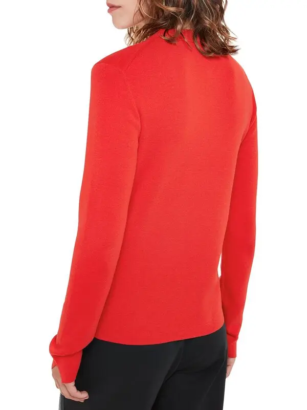 Whistles Mia Crewneck Sweater - Red