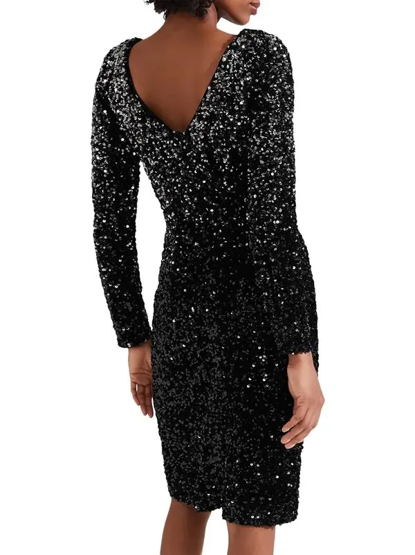 HOBBS LONDON Sawyer Sequin Dress - Black