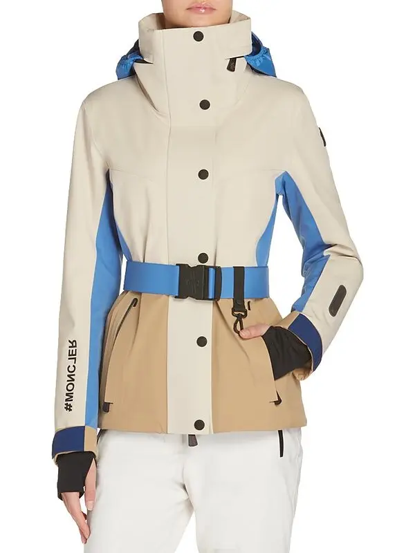Moncler Hainet Color Block Jacket - Beige