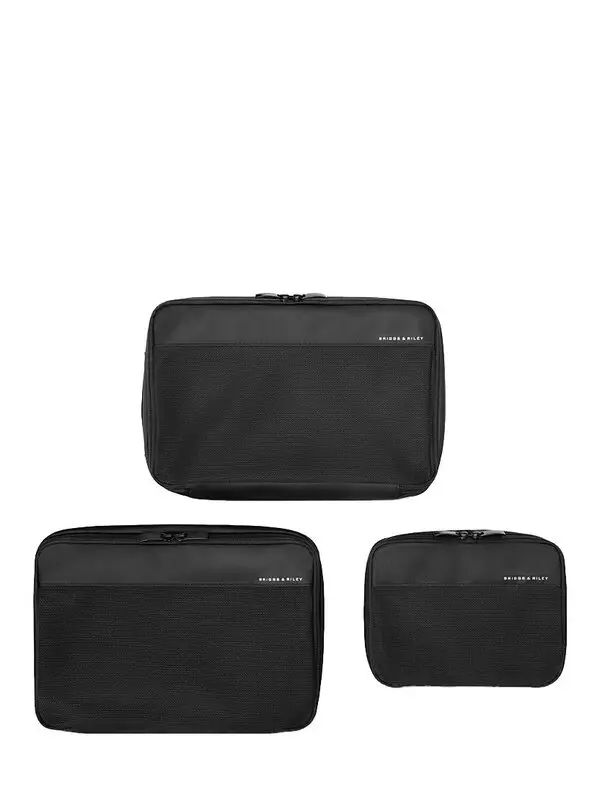 Briggs & Riley 3 Piece Carry-on Packing Cube Set - Black