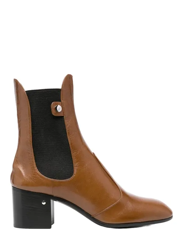 Laurence Dacade Angie 55mm Leather Ankle Boots - Brown
