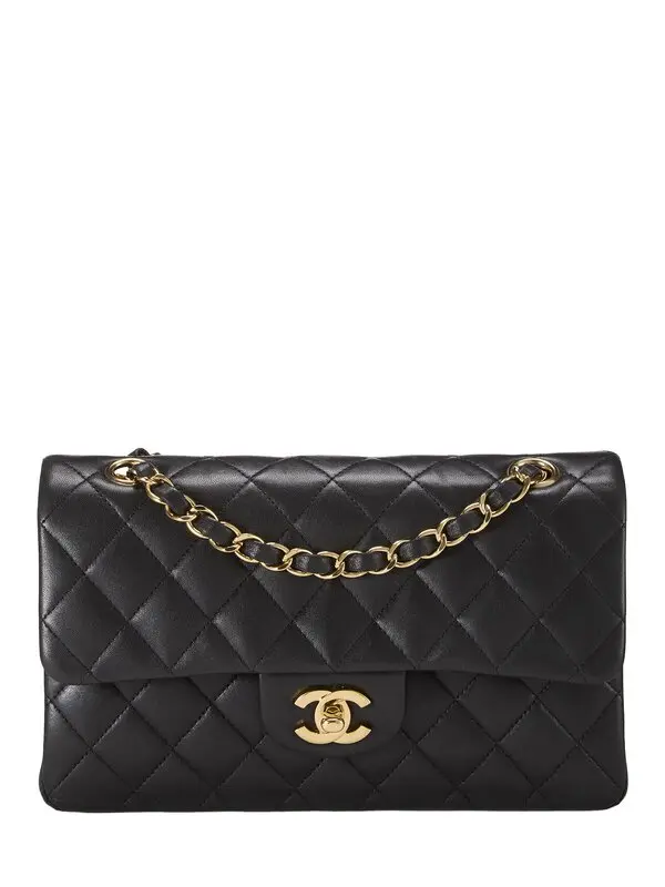 Chanel Quilted Lambskin Classic Double Flap Bag - Black