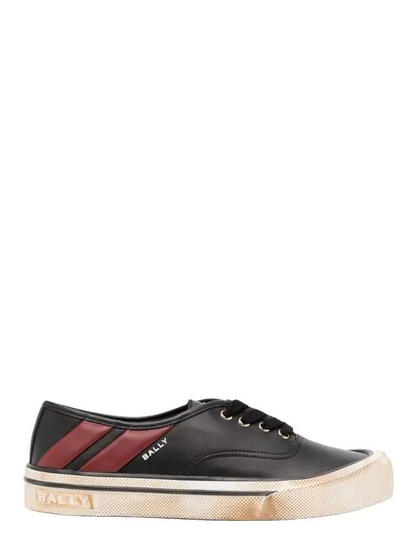 Bally Logo-print Low-top Sneakers - Black
