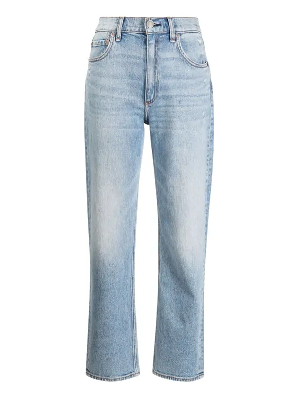Rag & Bone Mid-rise Bootcut Jeans - Blue