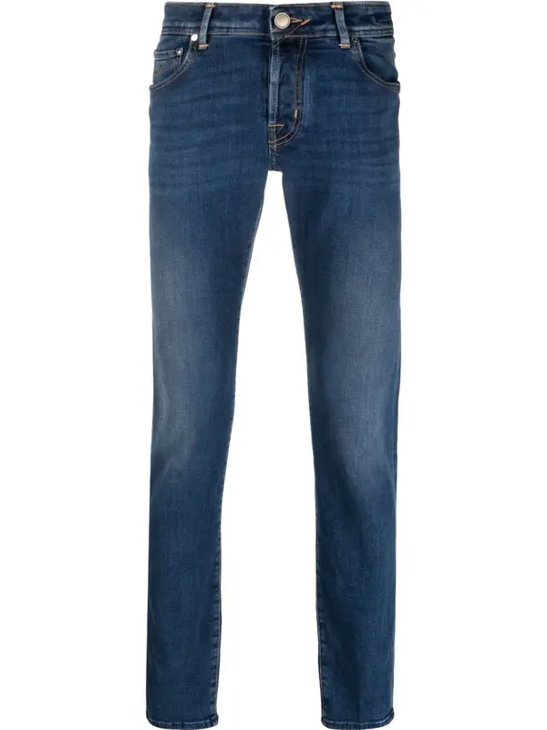Jacob Cohen Stonewashed Skinny Jeans - Blue