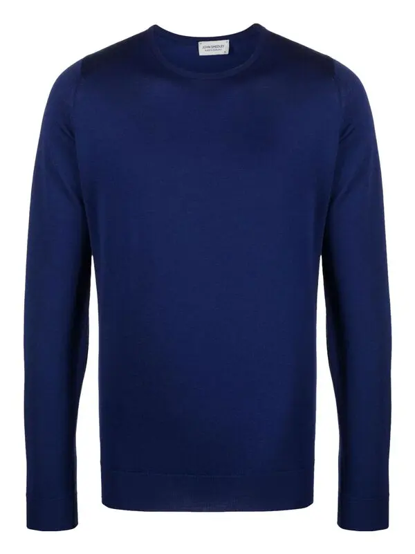 John Smedley Fine-knit Merino Wool Jumper - Blue