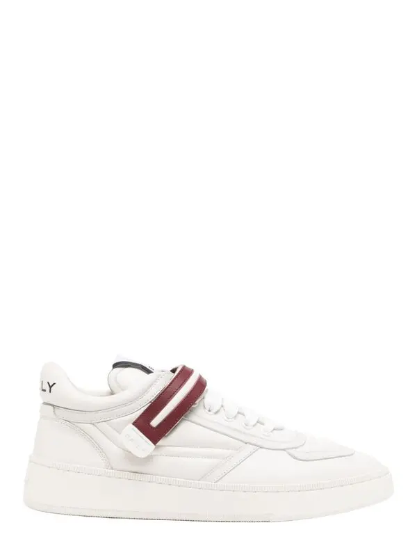 Bally Logo-patch Leather Sneakers - Neutrals