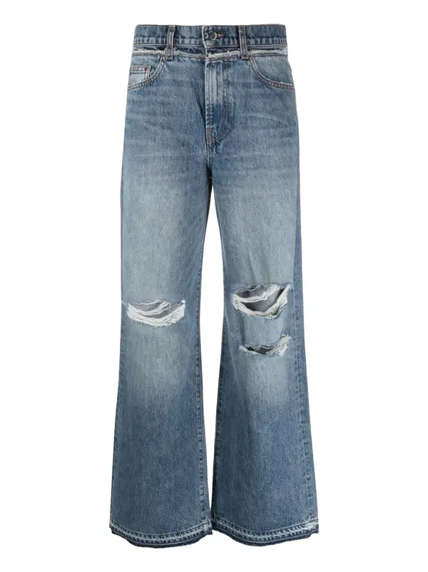 Amiri Wide-leg Jeans - Blue