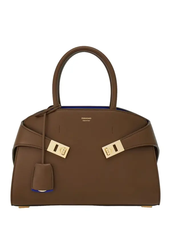 FERRAGAMO Small Hug Tote Bag - Brown
