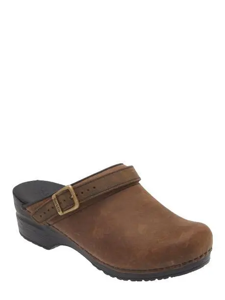 SANITA Morse Slingback Clog - Chestnut