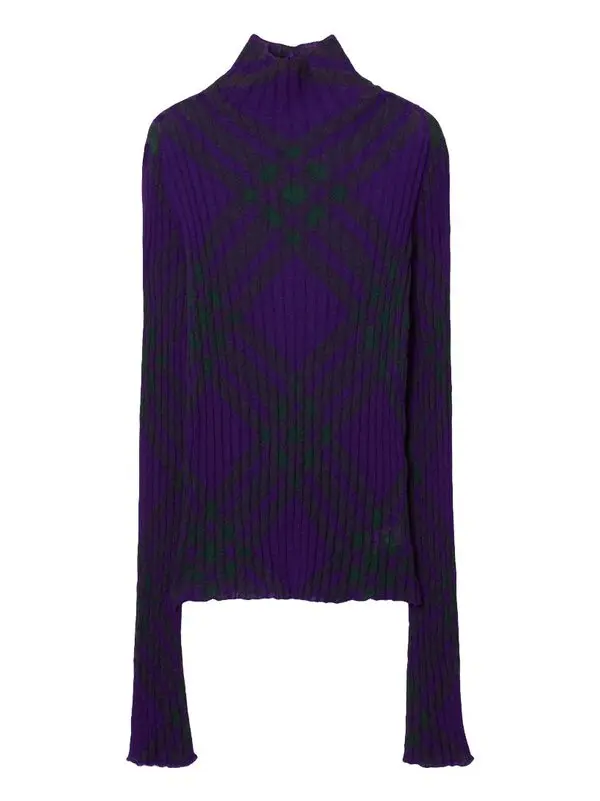 Burberry Mohair Blend Sweater - Royal