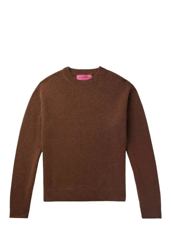 THE ELDER STATESMAN Cashmere Sweater - Brown
