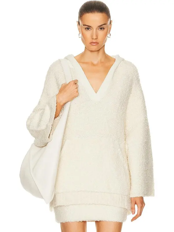 GRLFRND Aldis Boucle Sweater - Ivory