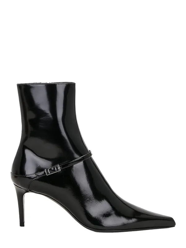 Saint Laurent Vendome Buckle Bootie - Nero