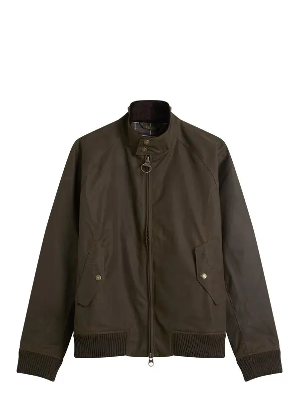 Barbour X Baracuta Porton Wax Jacket - Olive