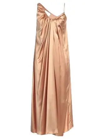 Erika Cavallini Midi Flared Dress - Camel