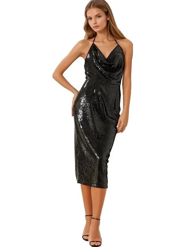 Yumi Kim Drea Sequin Dress - Black