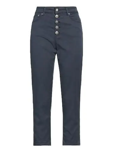 DONDUP Tapered Twill Pants - Navy