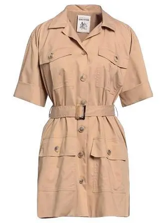 SEMICOUTURE Mini Shirt Dress - Beige