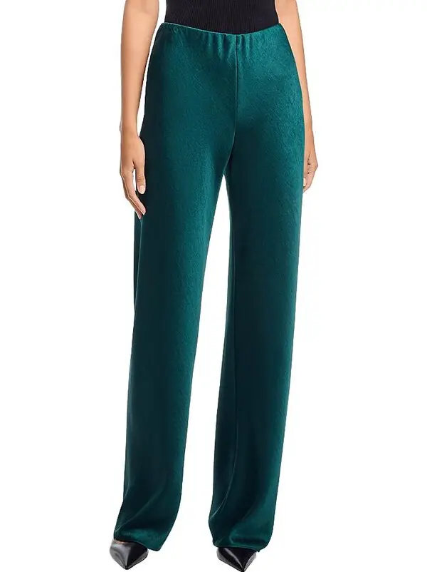Vince Fluid Satin Bias Pant - Juniper