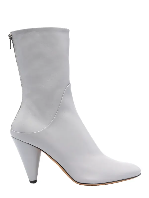 Proenza Schouler 95mm Leather Boots - Grey