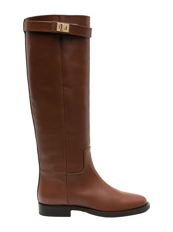 VIA ROMA 15 Santa Monica Leather Boots - Brown
