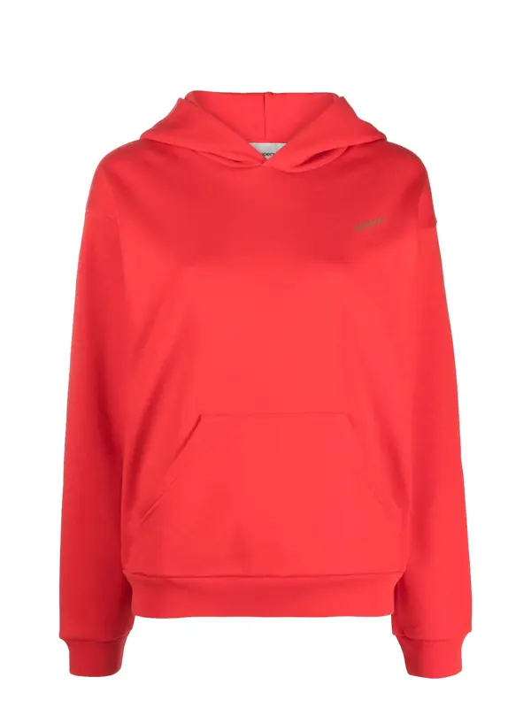 Coperni Logo-print Cotton-blend Hoodie - Red