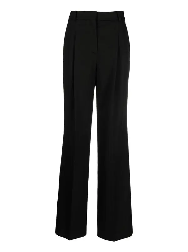 Hugo Box-pleat High-waisted Trousers - Black
