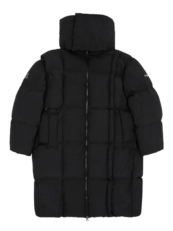 MAISON MARGIELA X Chen Peng Detachable Hood Puffer Coat - Black